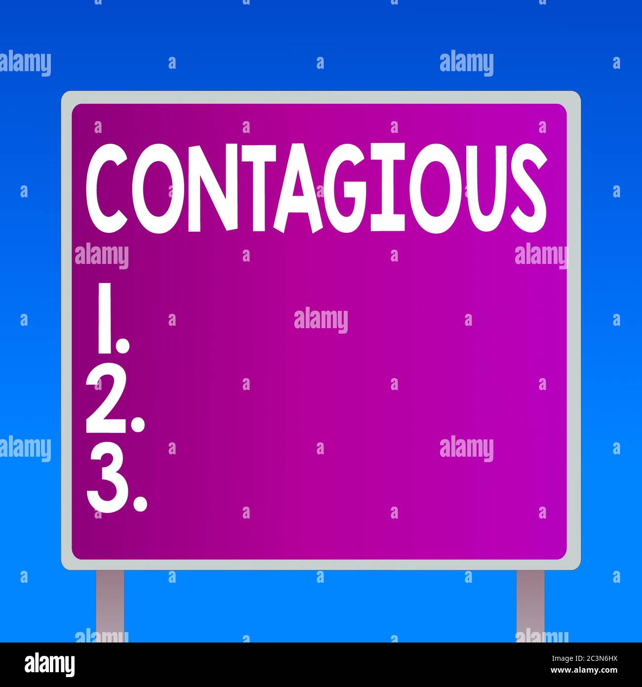 Conceptual hand writing showing Contagious. Concept meaning ...