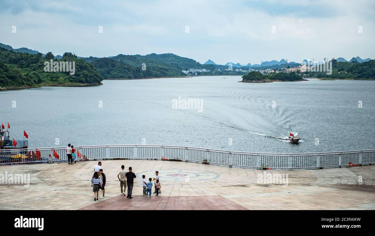 Qingzhen, China's Guizhou Province. 21st June, 2020. People have fun at ...