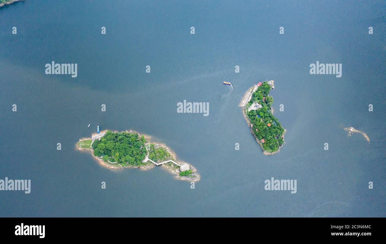 Qingzhen. 21st June, 2020. Aerial photo taken on June 21, 2020 shows a ...