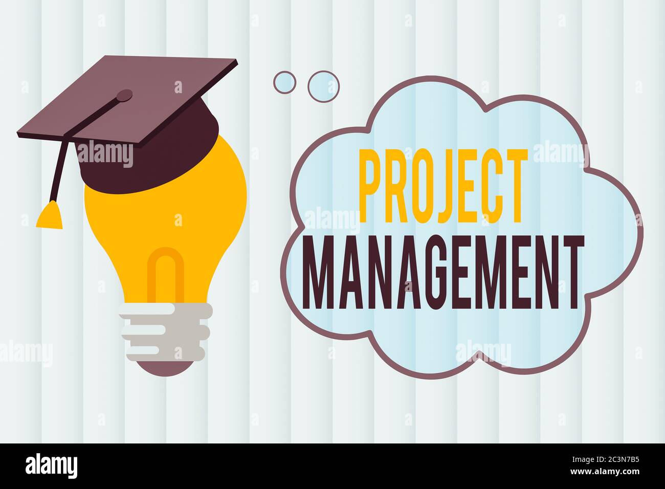 Text sign showing Project Management. Business photo showcasing ...