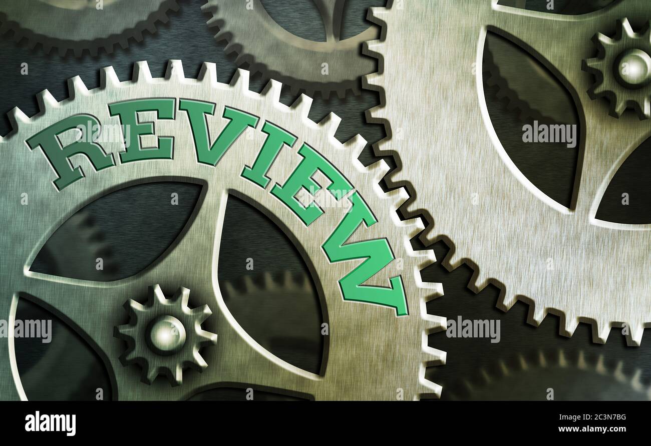 Word writing text Review. Business photo showcasing evaluates the work ...