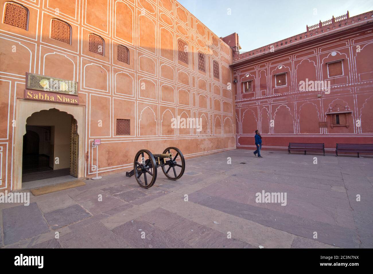 Red facade city palace hi-res stock photography and images - Alamy