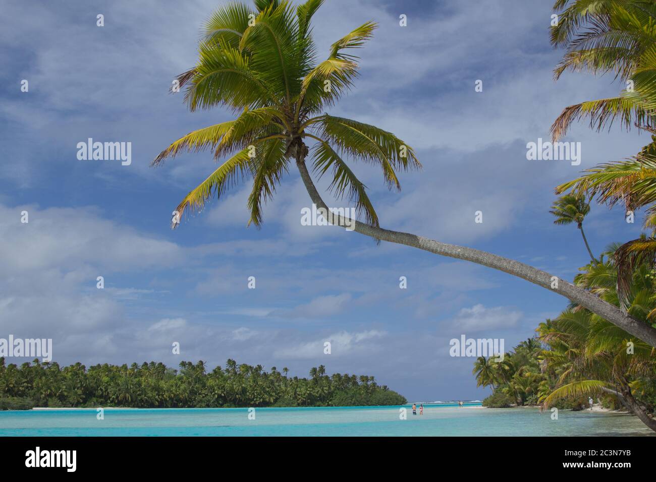 One Foot Island, Aitutaki, Cook Islands Stock Photo - Alamy