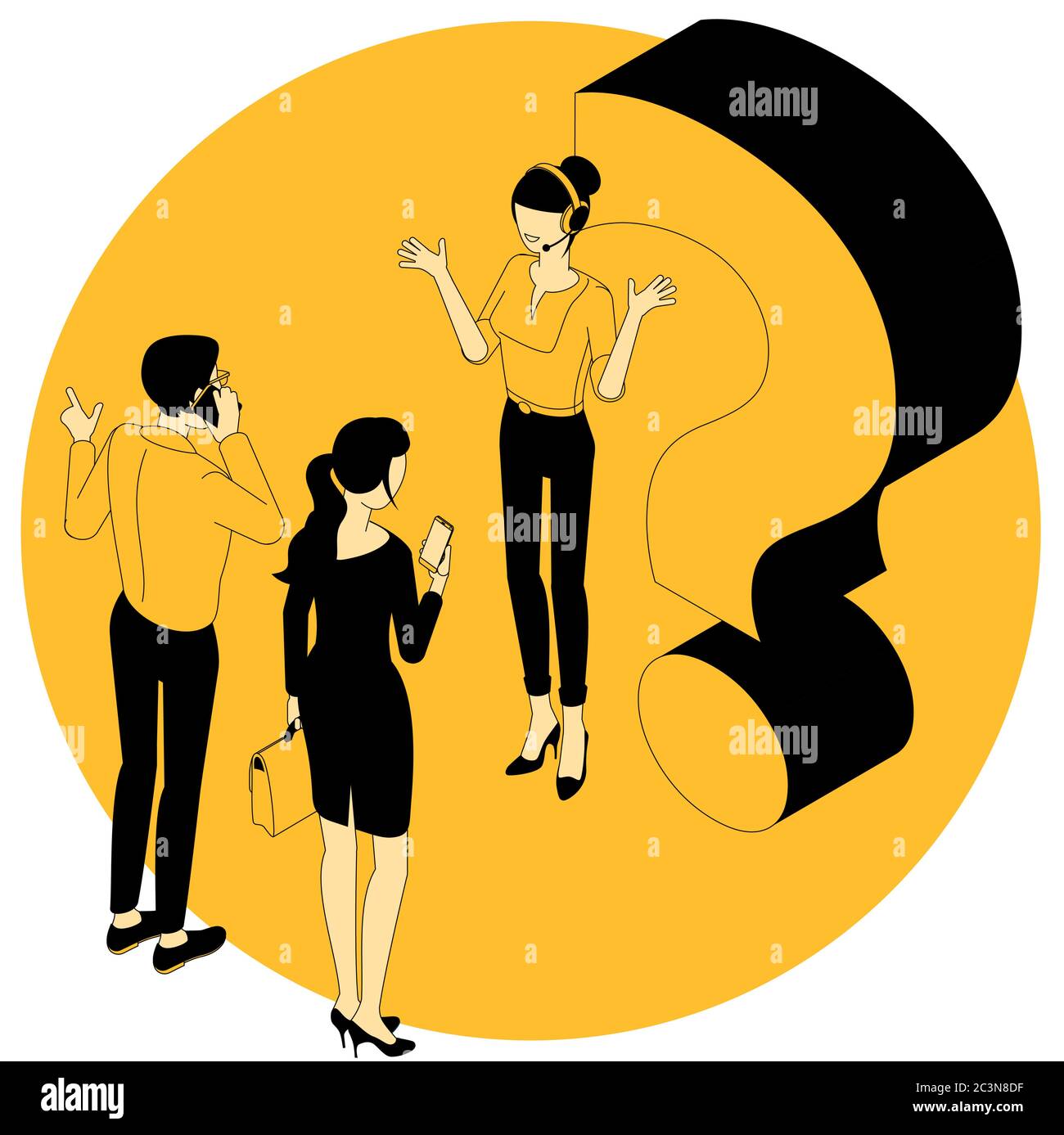 Question mark. Flat design isometric Stock Vector Image & Art - Alamy