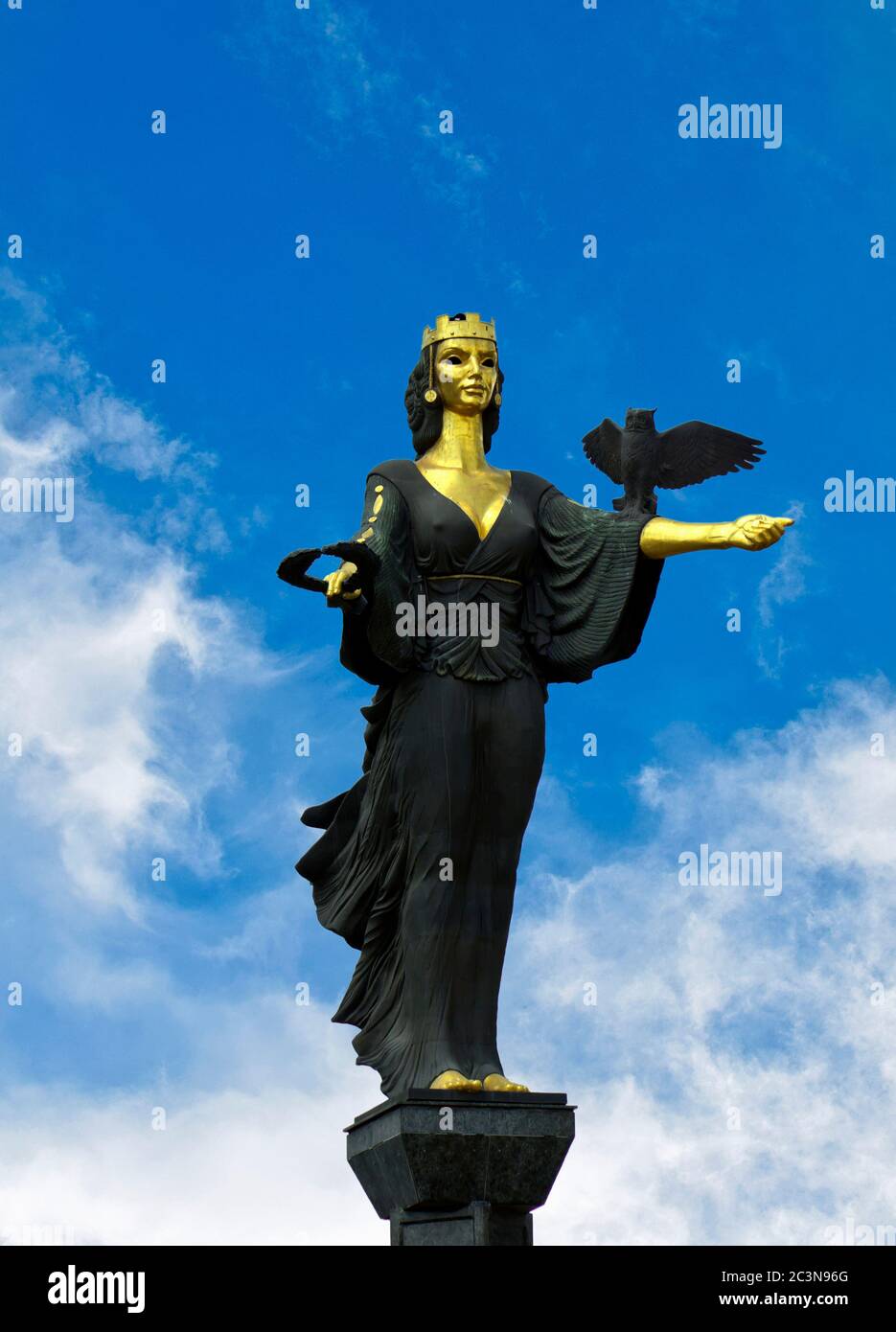 The Famous Statue of St. Sofia in Sofia, Bulgaria. The statue ...