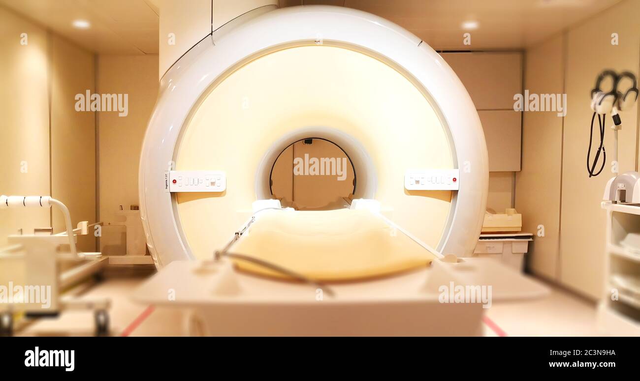 MRI or Magnetic resonance imaging scanner in Hospital for medical ...