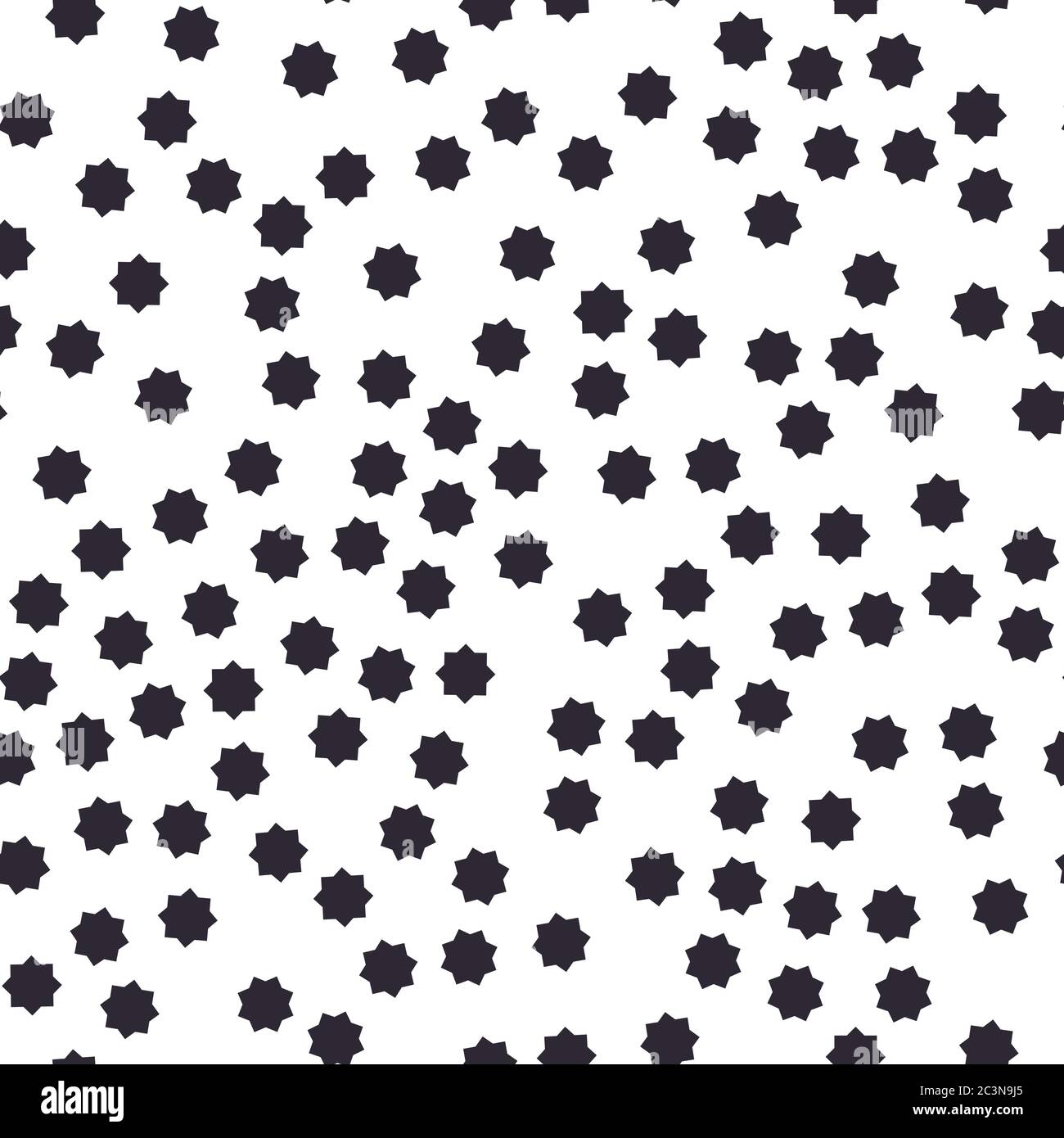 Seamless background random elements Cut Out Stock Images & Pictures - Alamy