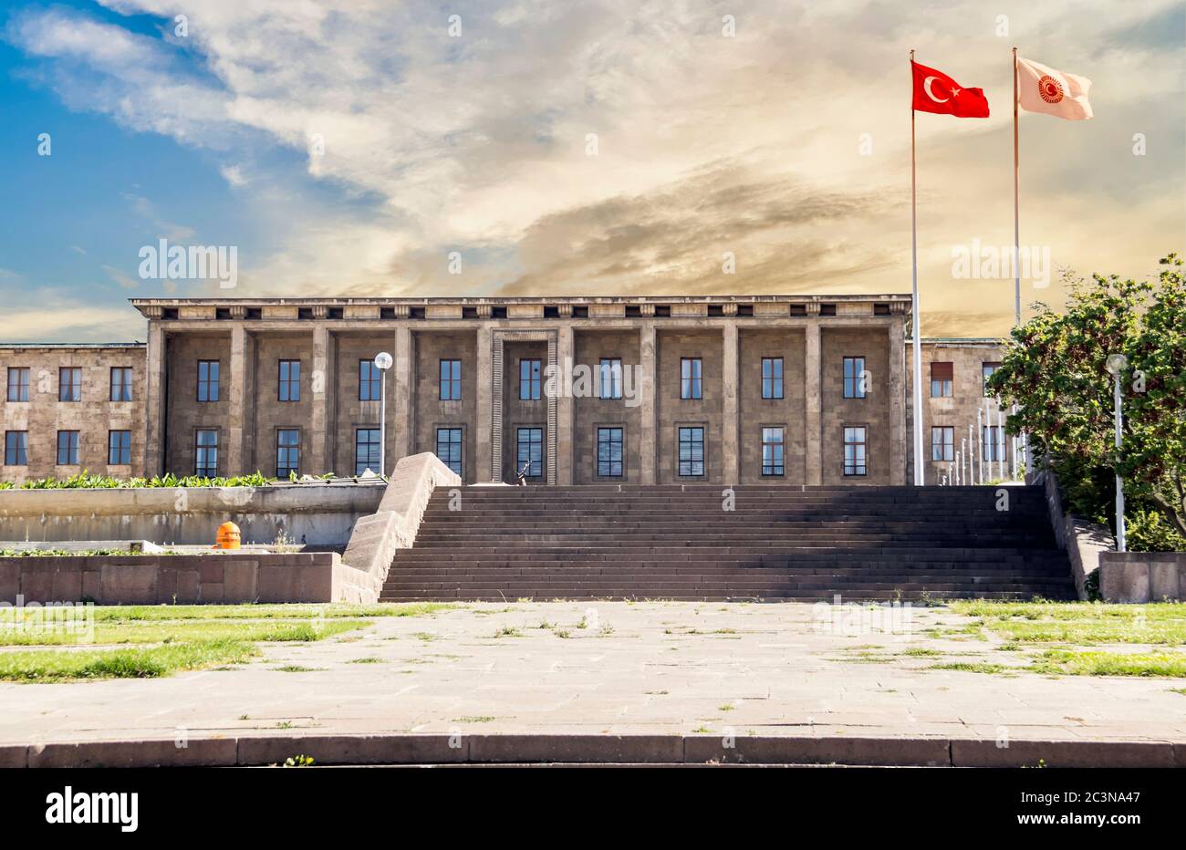 Historic Grand National Assembly Building, Ankara, Turkey Stock Photo ...