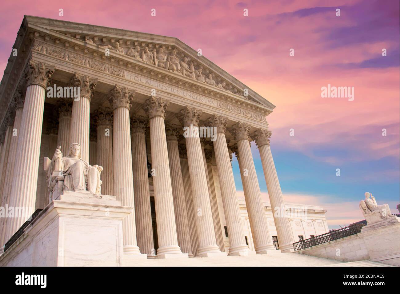 Supreme Court building in Washington, DC Stock Photo - Alamy