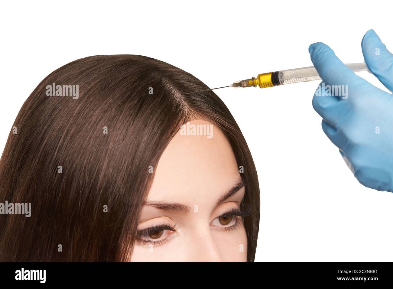 platelet rich plasma. Isolated white background. cosmetology injection ...