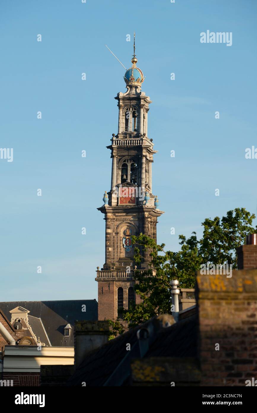 Nederland, Amsterdam 26 mei 2020 De Westertoren werd in 1631 in gebruik ...