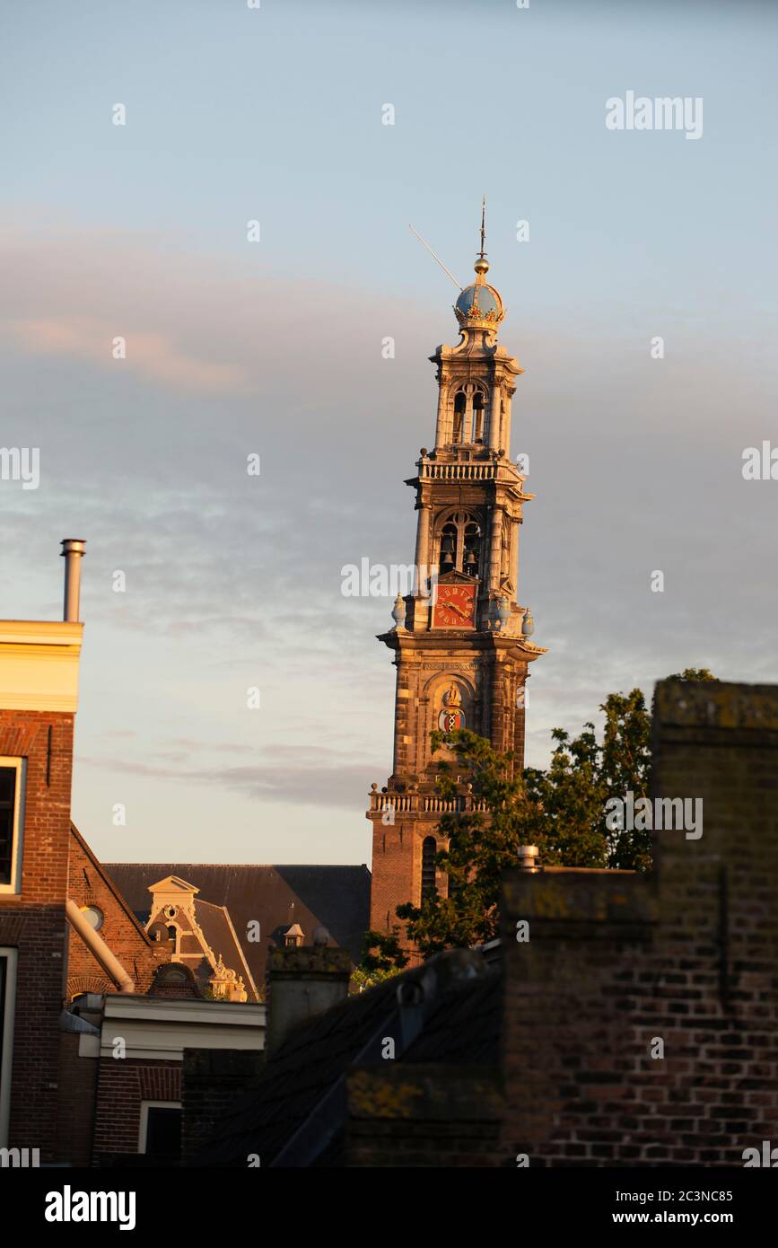Nederland, Amsterdam 26 mei 2020 De Westertoren werd in 1631 in gebruik ...