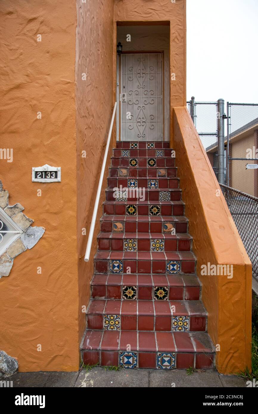 There are many different styles of doorways, staircases and stoops for ...