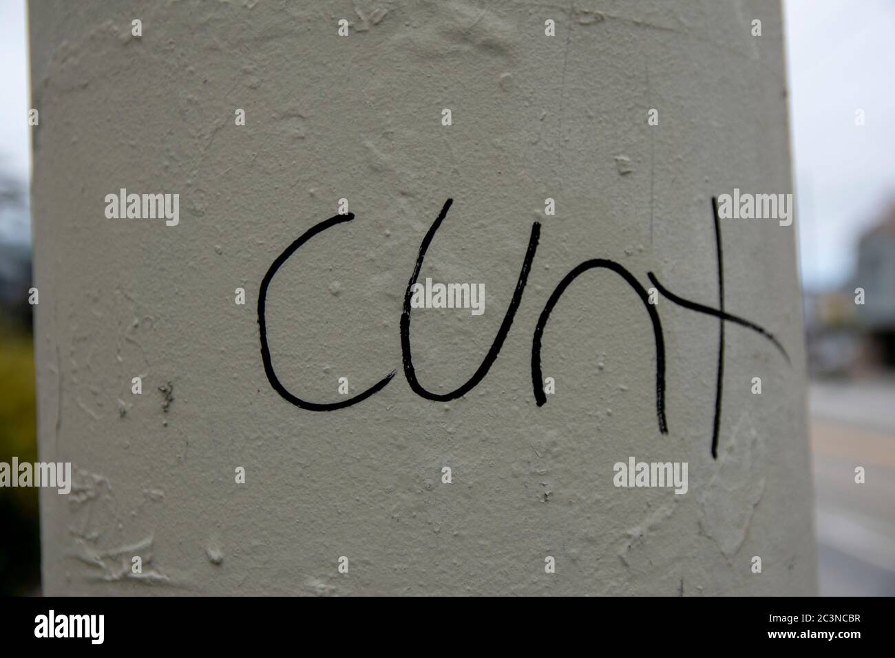 Graffiti can be found in many places in San Francisco neighborhoods ...