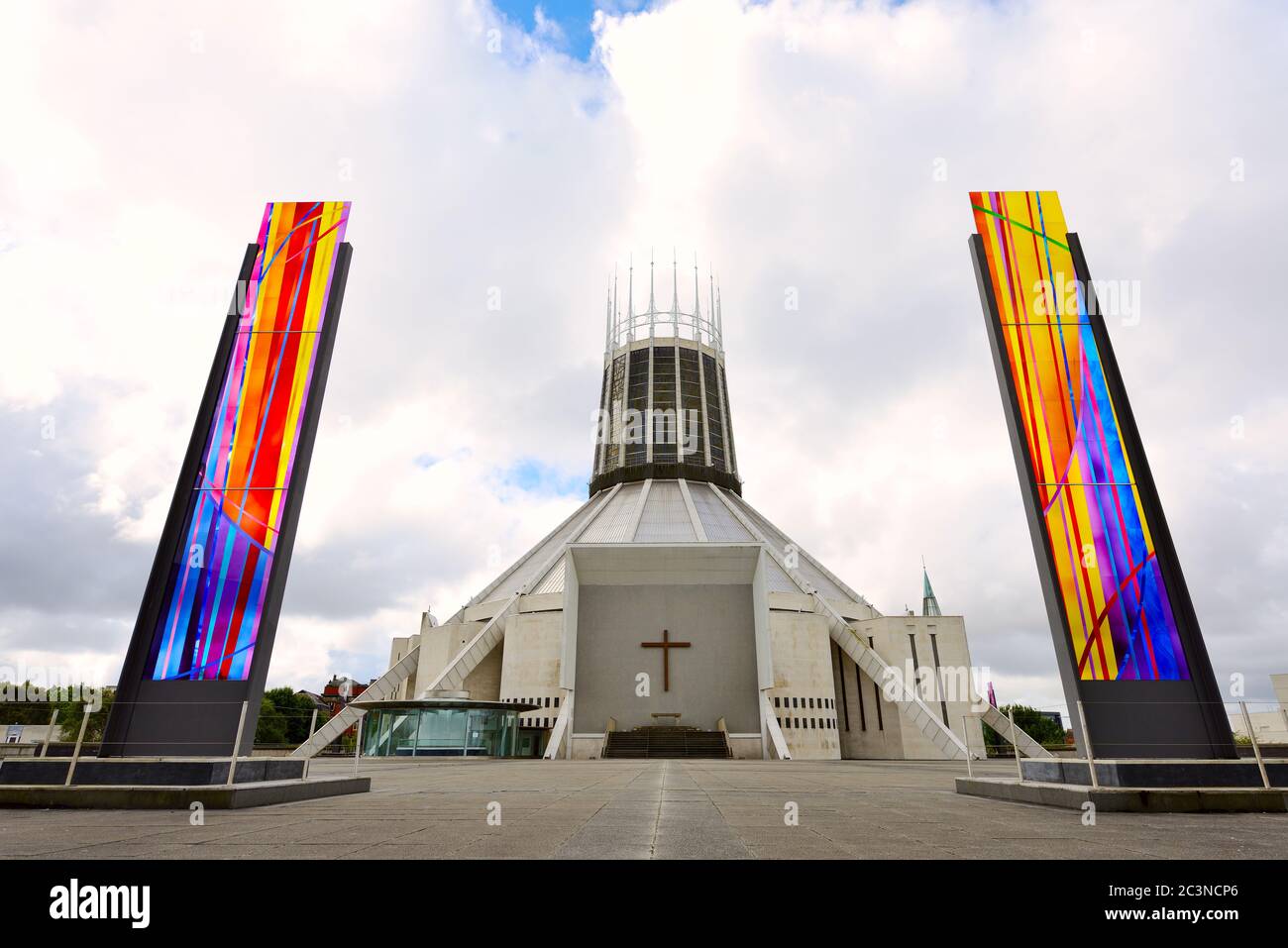 Exterior Liverpool Metropolitan Cathedral High Resolution Stock ...