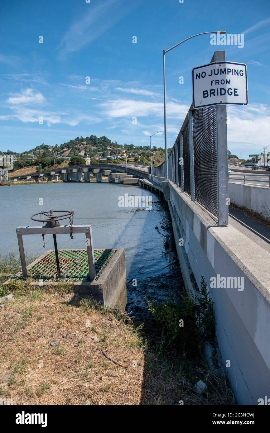 The shoreline in Greenbrae, CA, is a beautiful one, offering views of ...