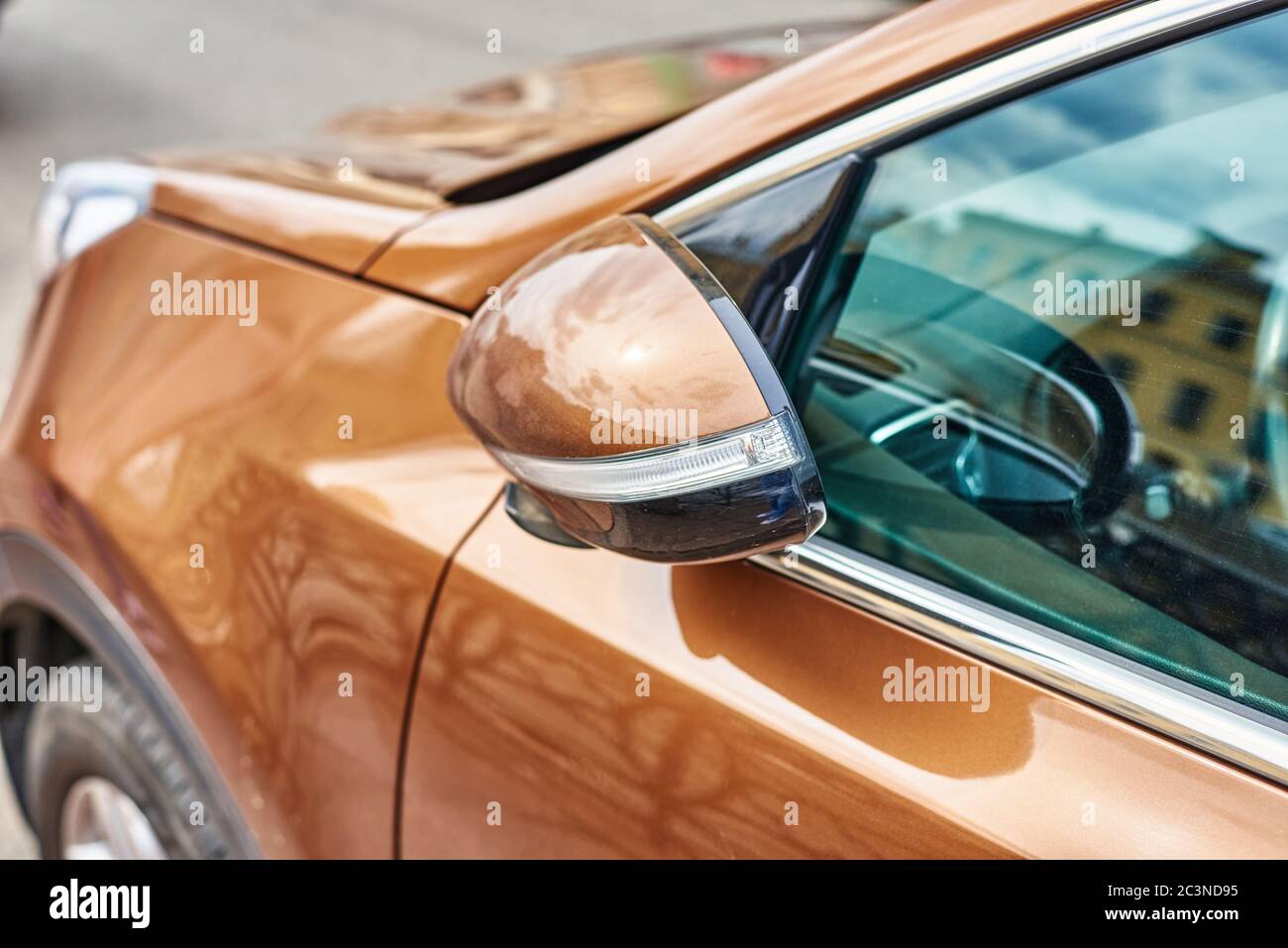 Folding car side mirror hi-res stock photography and images - Alamy