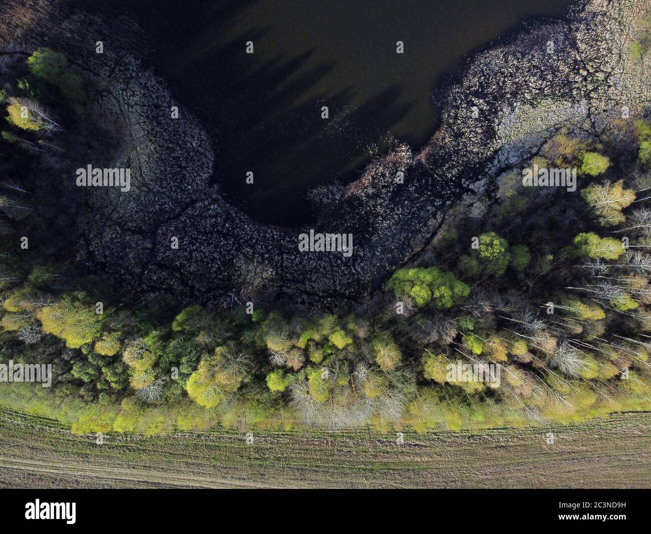 Aerial shot riverside dark hi-res stock photography and images - Alamy