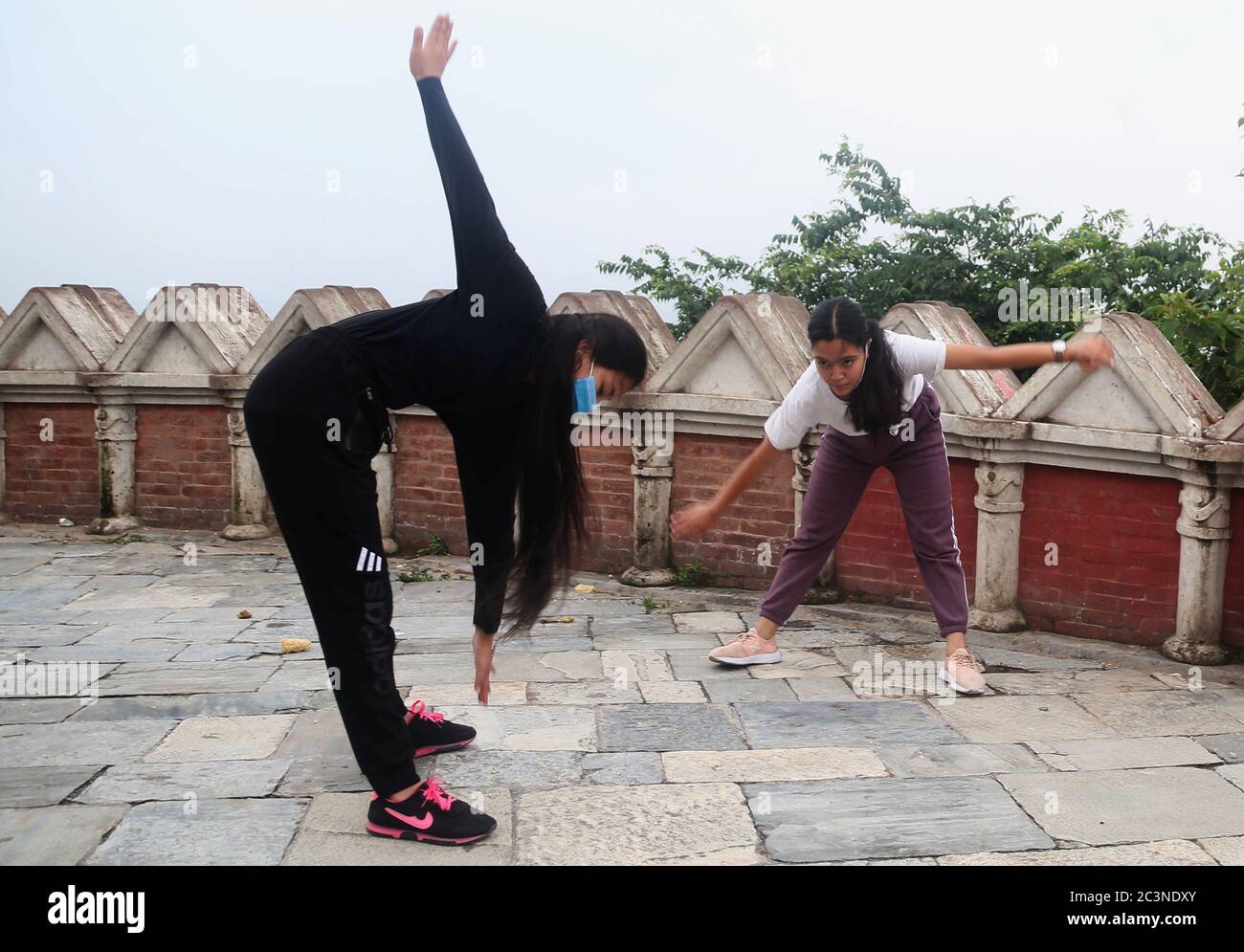 International yoga day in nepal hi-res stock photography and images - Alamy