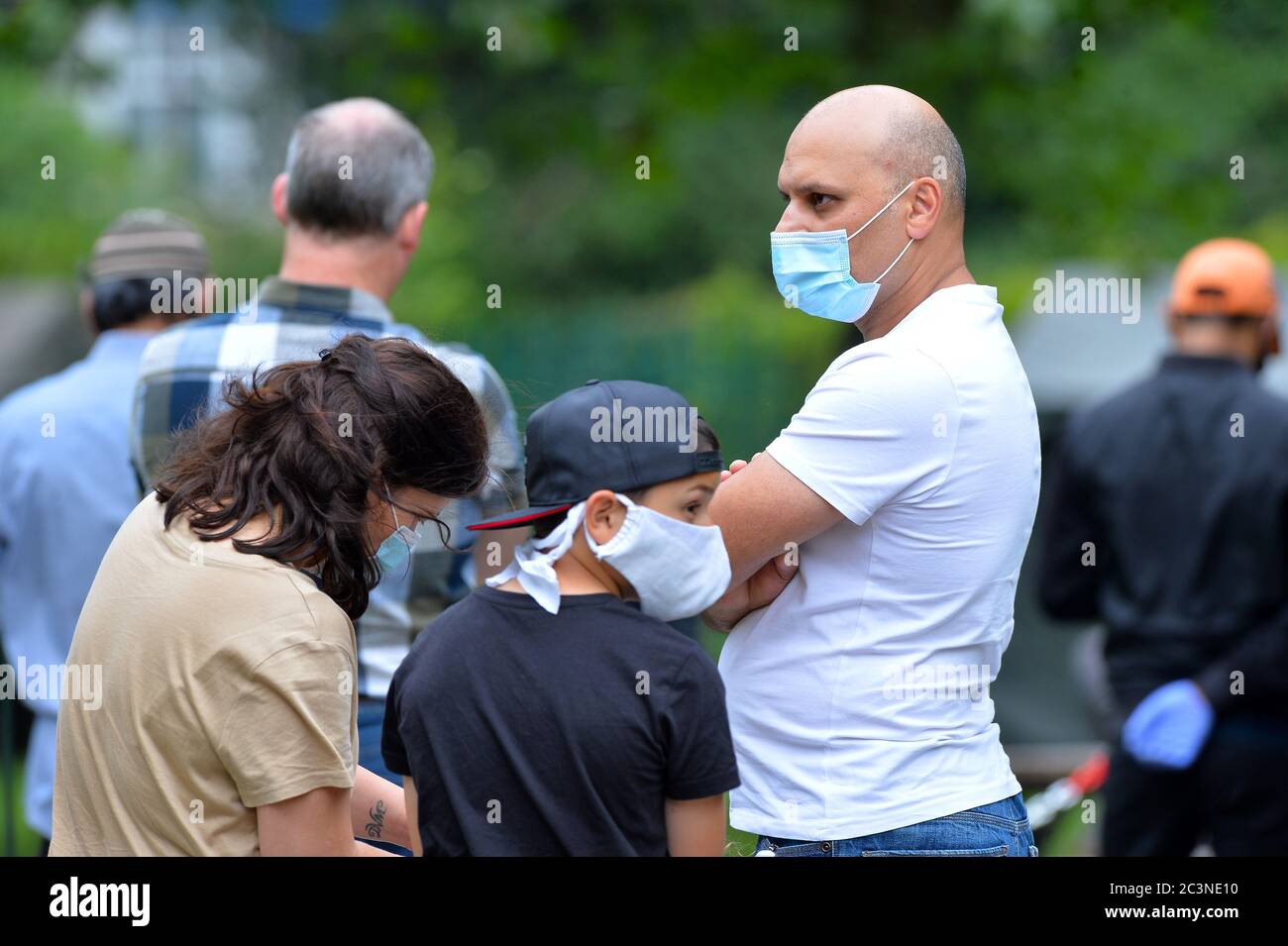 A new Covid Testing Site has been set up in Spinney Hill Park in East ...