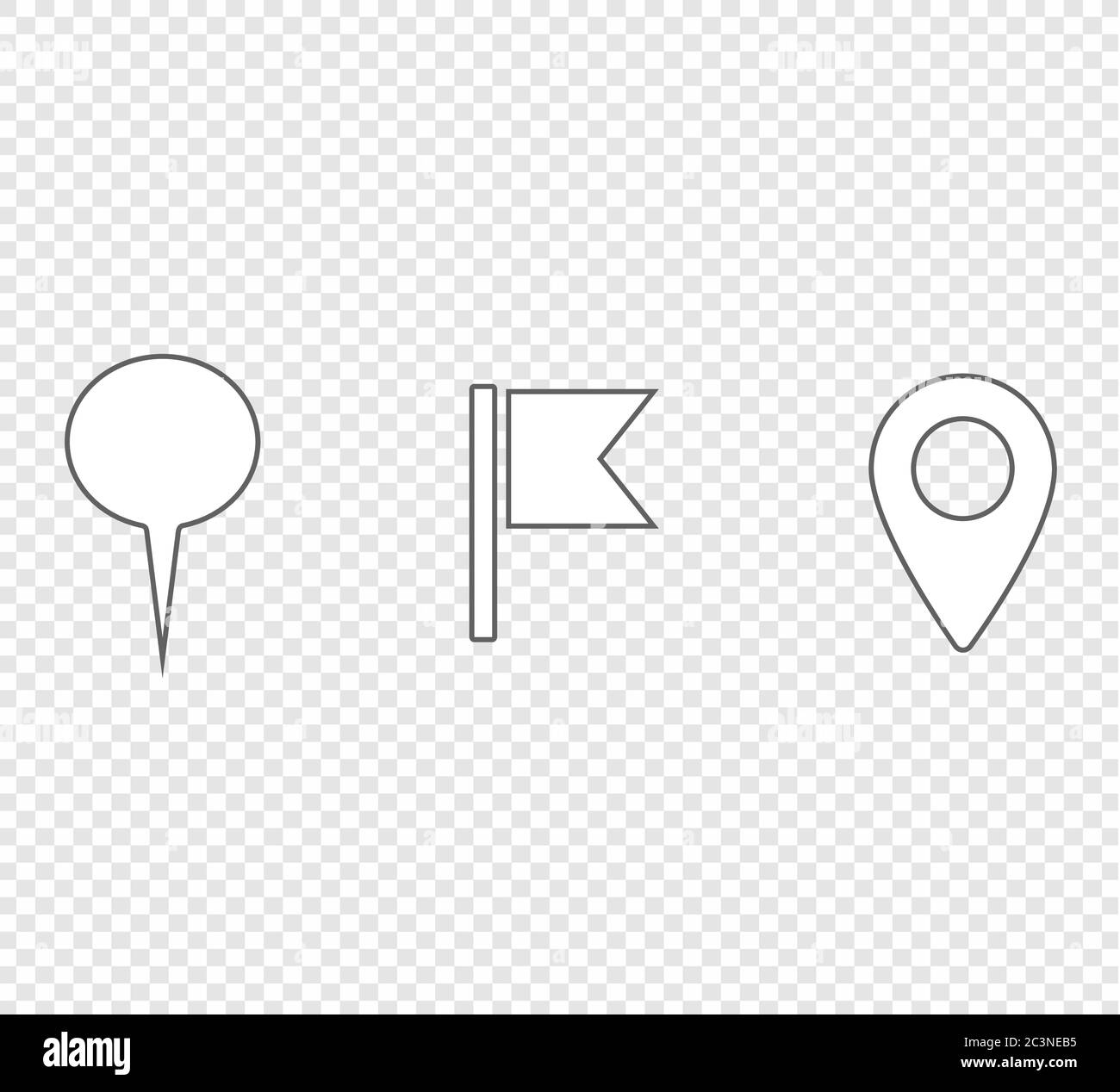 Orange transparent note push pin Stock Vector Images - Alamy