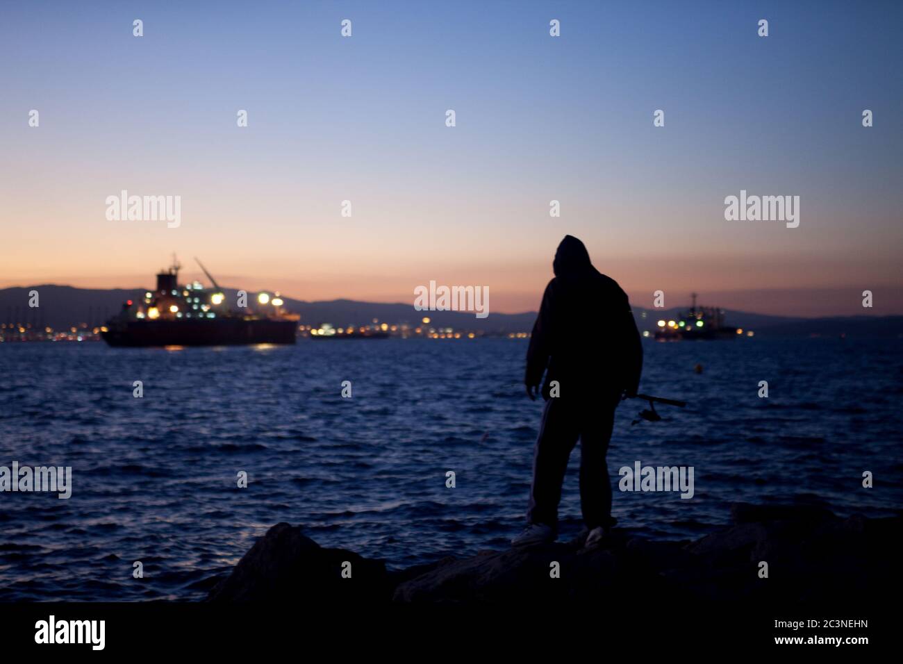 Sky and ships no man landscape hi-res stock photography and images - Alamy