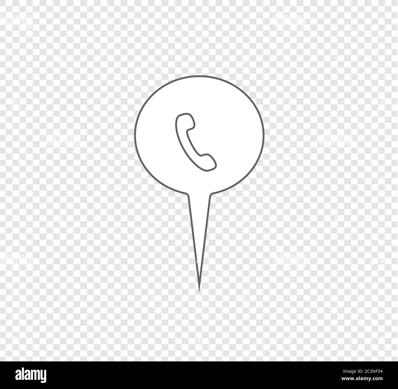 Phone location icons vector Black and White Stock Photos & Images - Alamy