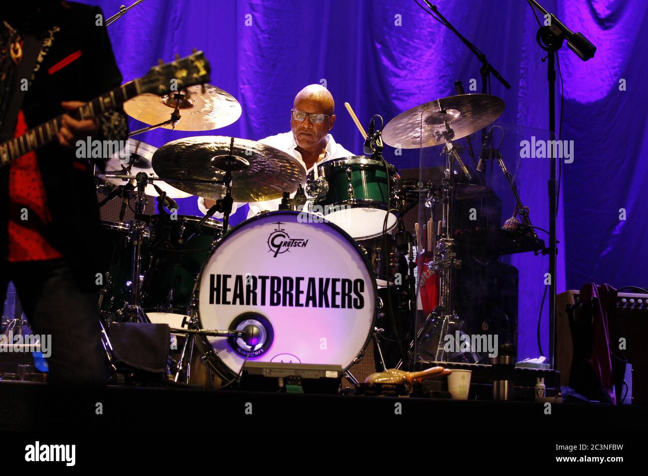 Drummer Steve Ferrone performs with rocker Tom Petty and the rest of ...