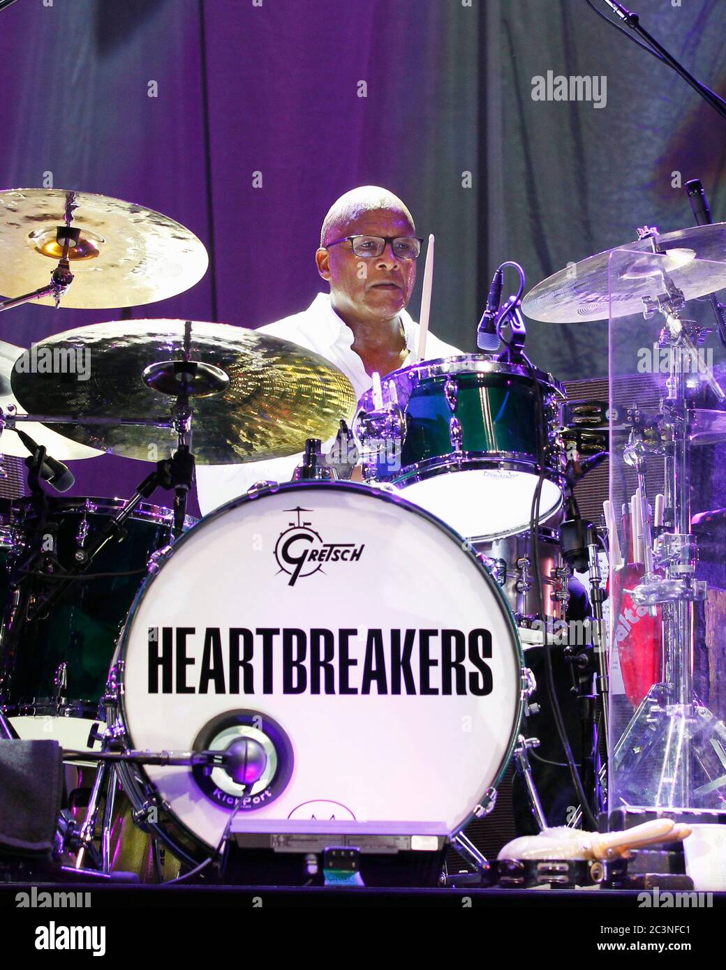 Drummer Steve Ferrone performs with rocker Tom Petty and the rest of ...