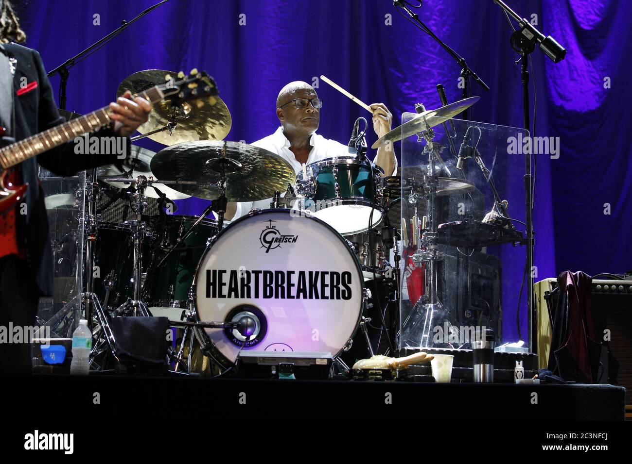 Drummer Steve Ferrone performs with rocker Tom Petty and the rest of ...