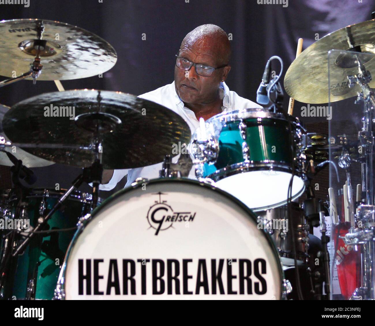 Drummer Steve Ferrone performs with rocker Tom Petty and the rest of ...