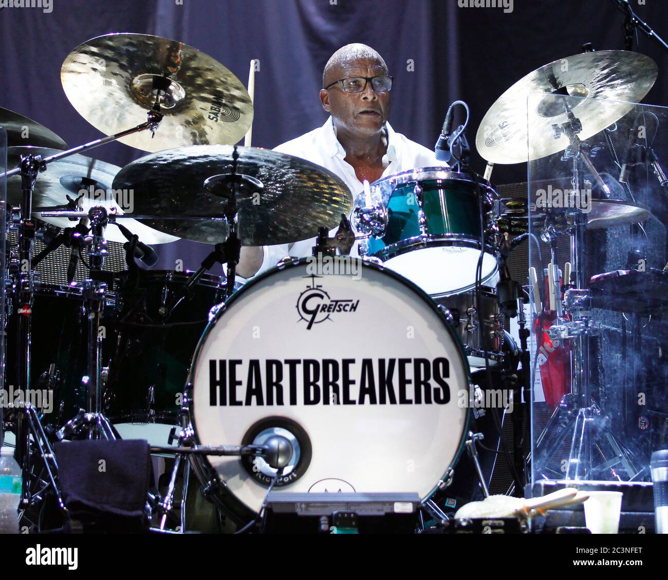 Drummer Steve Ferrone performs with rocker Tom Petty and the rest of ...