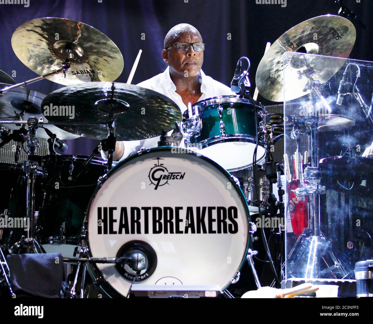 Drummer Steve Ferrone performs with rocker Tom Petty and the rest of ...