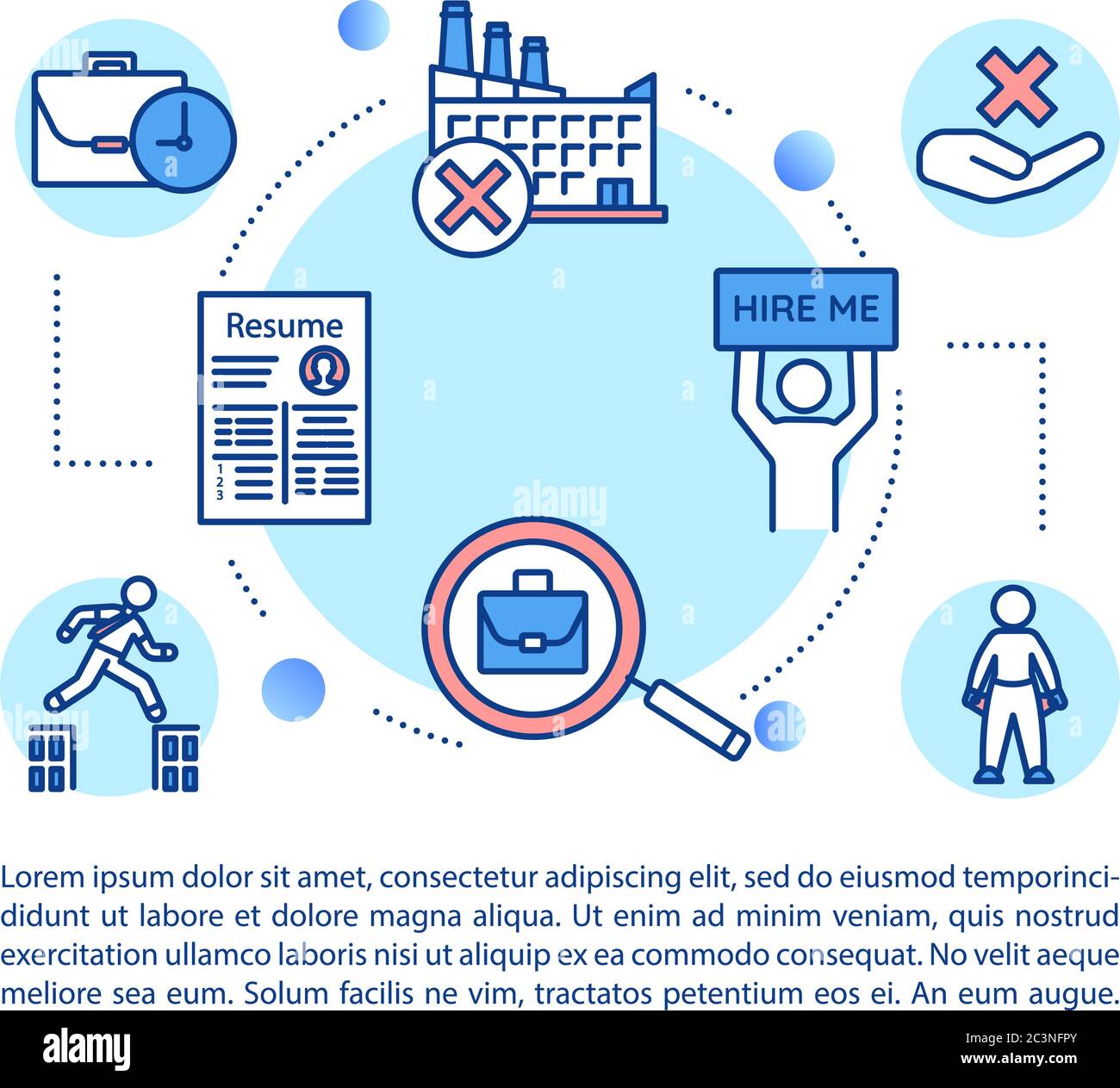 Frictional unemployment Stock Vector Images - Alamy
