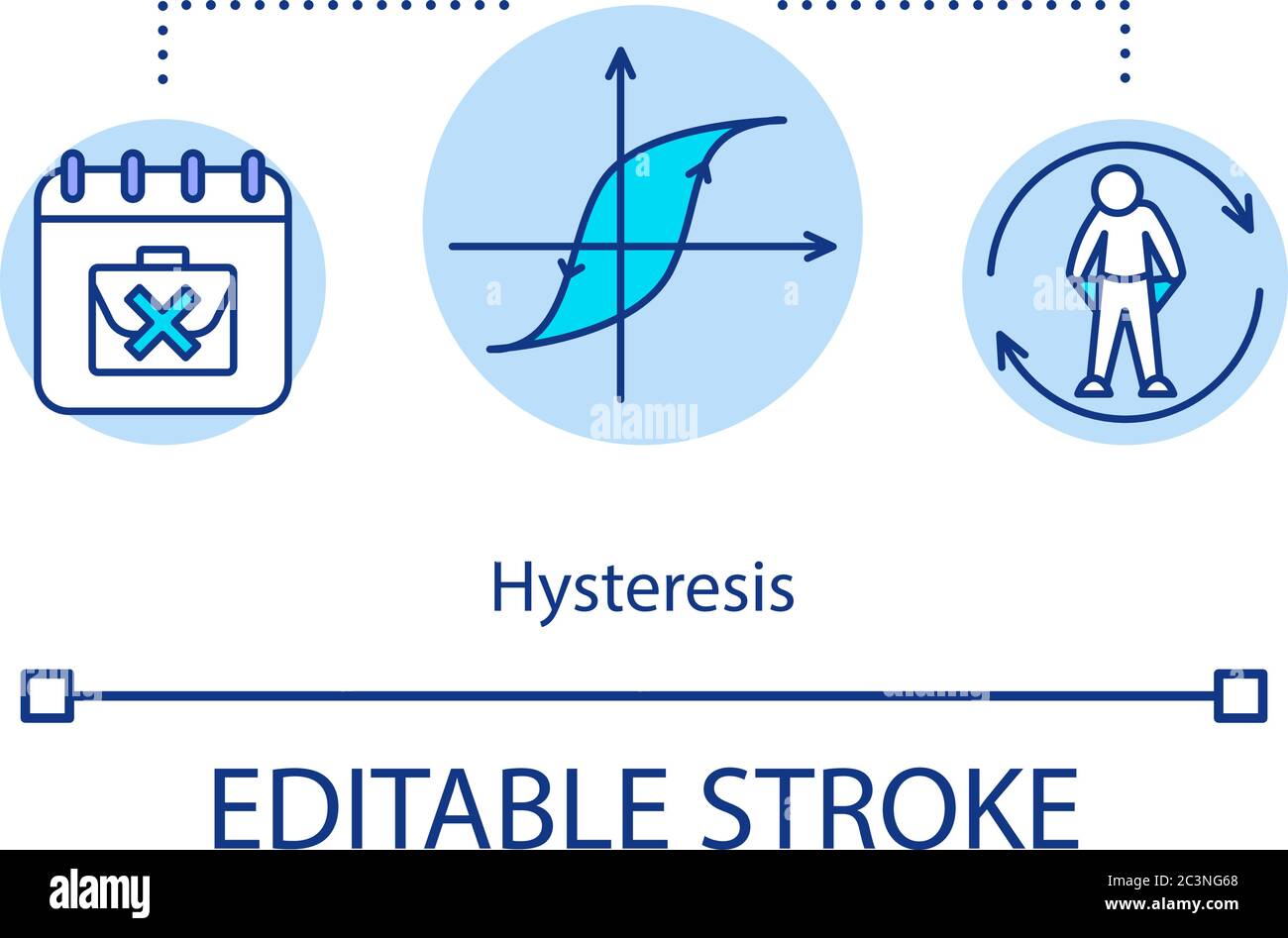 Hysteresis concept icon Stock Vector Image & Art - Alamy