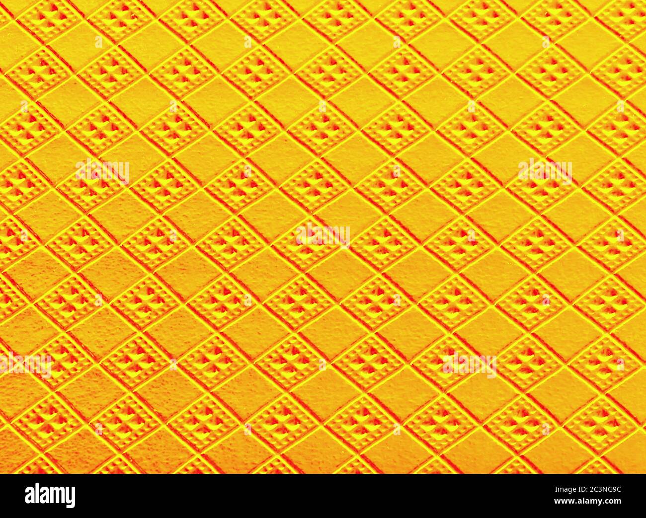 Illustration of an orange surface with small square patterns - good for ...