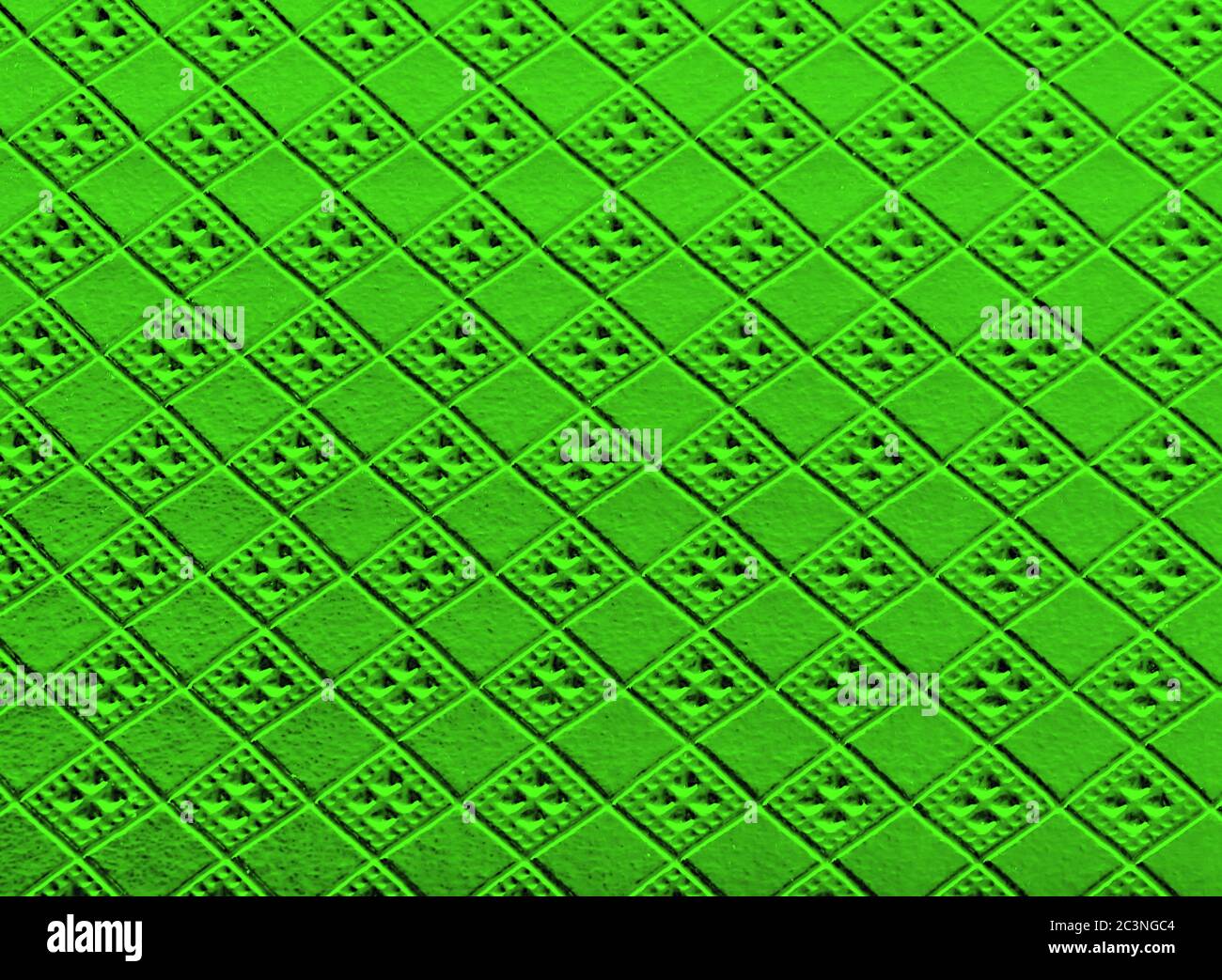 Illustration of a green surface with small square patterns - good for a ...