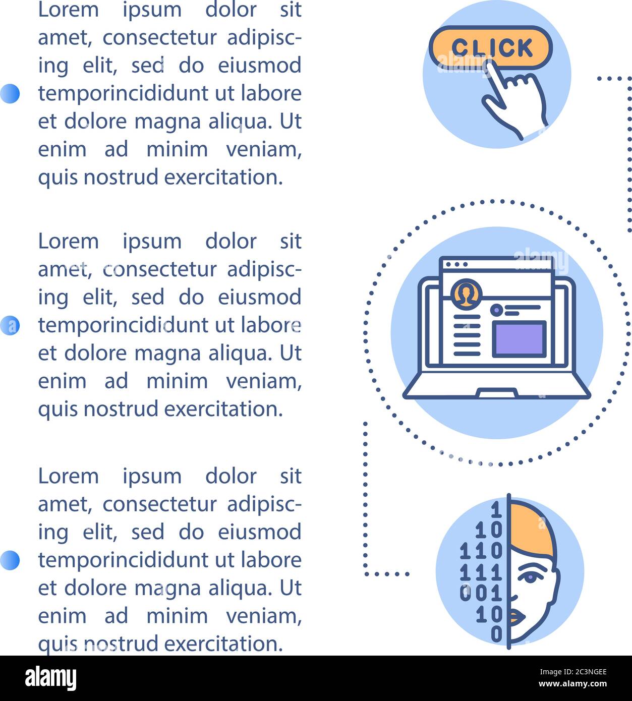 Digitalization concept icon with text Stock Vector Image & Art - Alamy