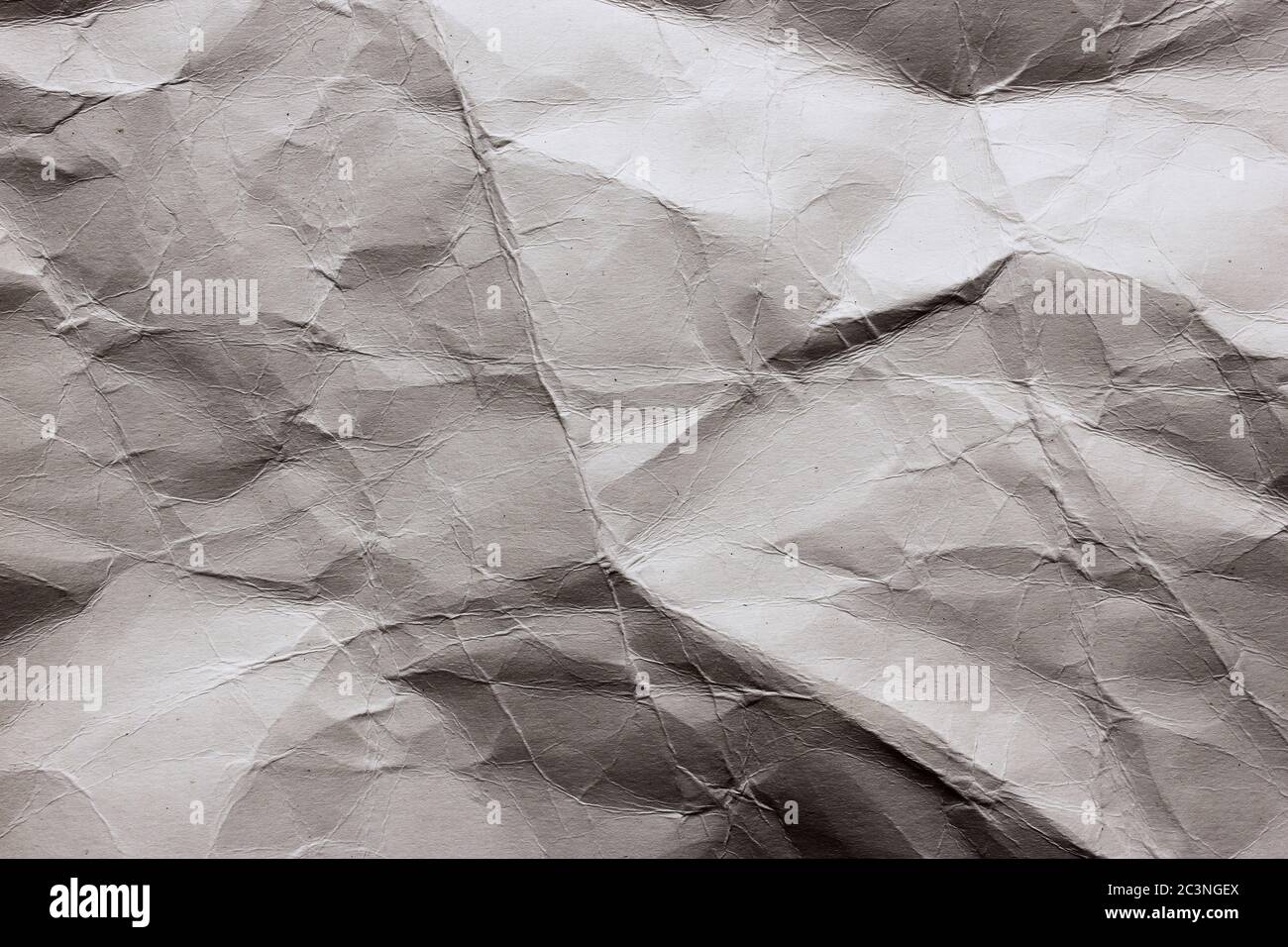 White crumpled and crushed paper, best for graphics resources such as ...