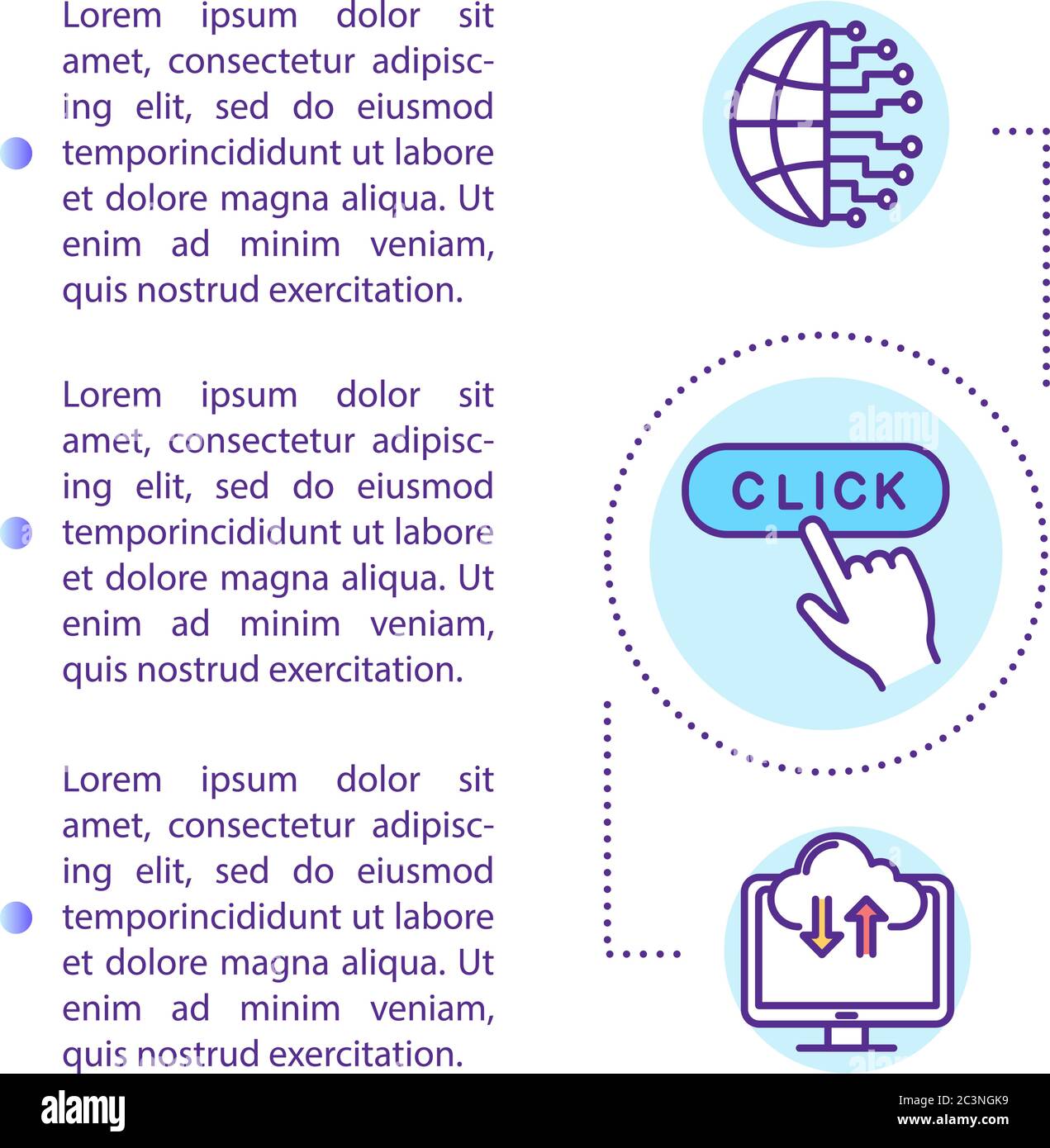 Cloud computing concept icon with text Stock Vector Image & Art - Alamy