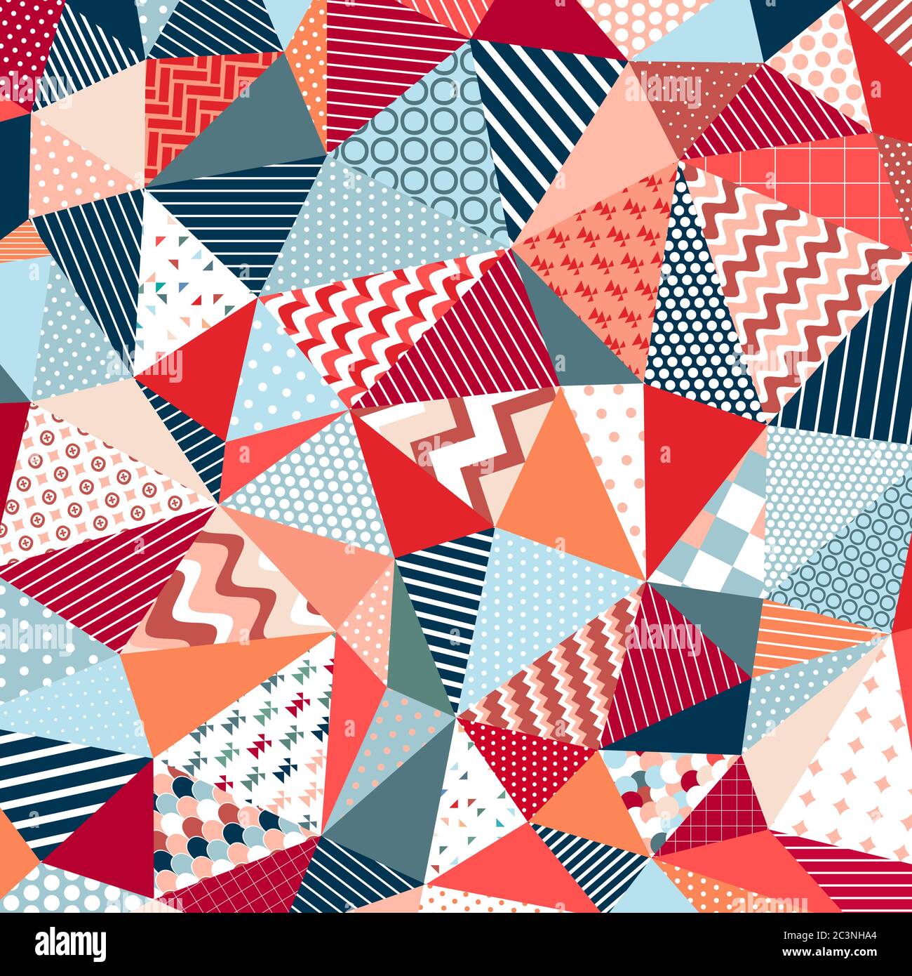 Patch Work Pattern. Vector Background Stock Vector Image & Art - Alamy