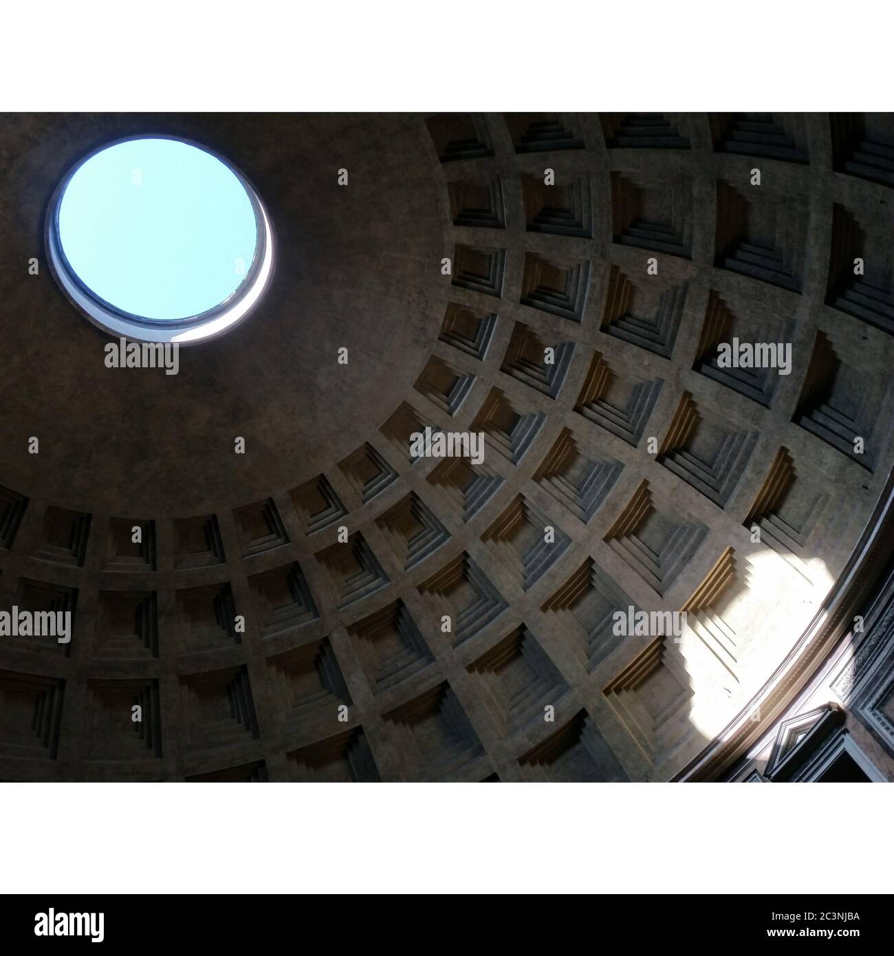 Ceiling of the Pantheon in Rome, Italy Stock Photo - Alamy
