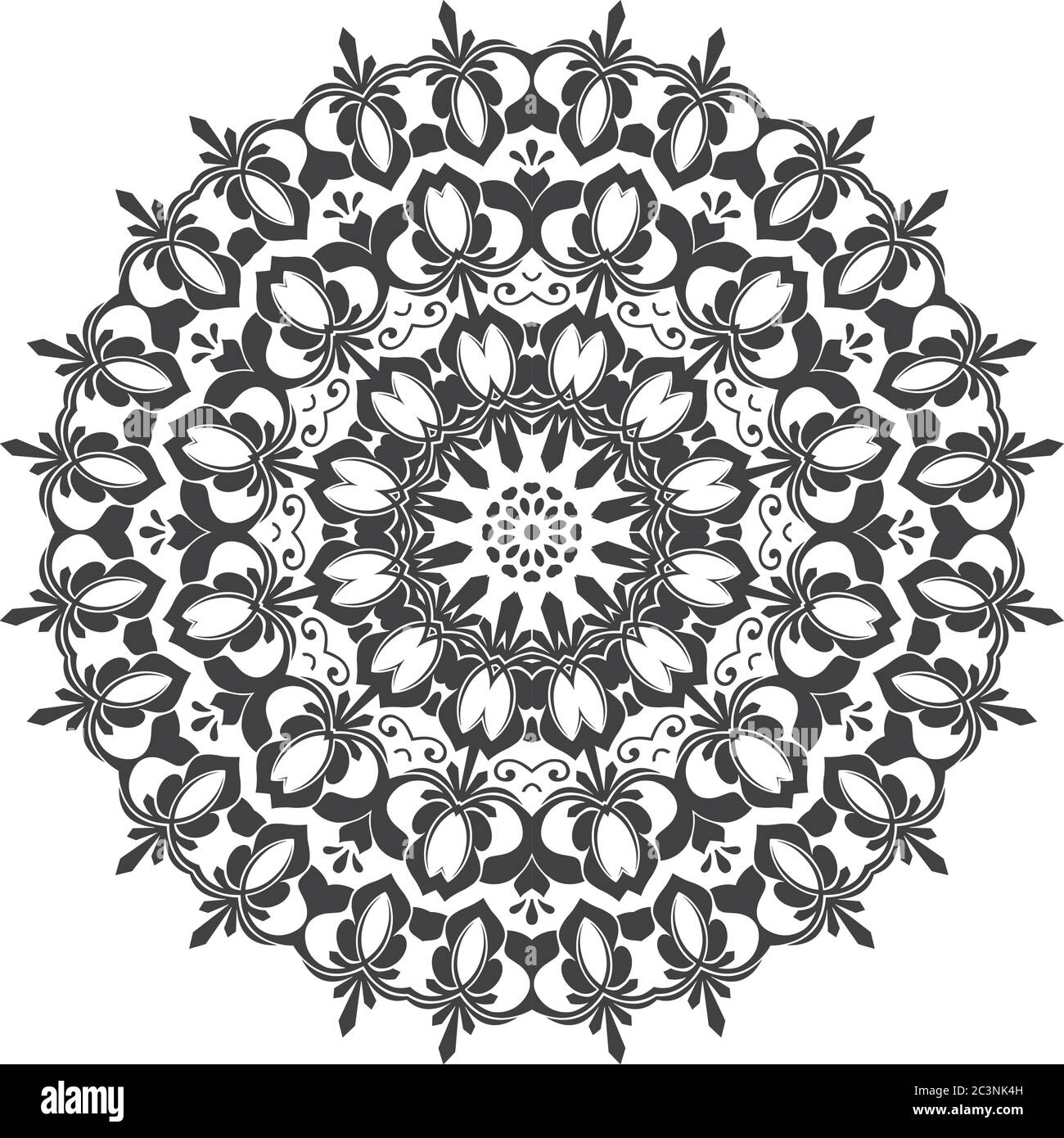 A mandala is a geometric configuration of symbols Stock Vector Image ...