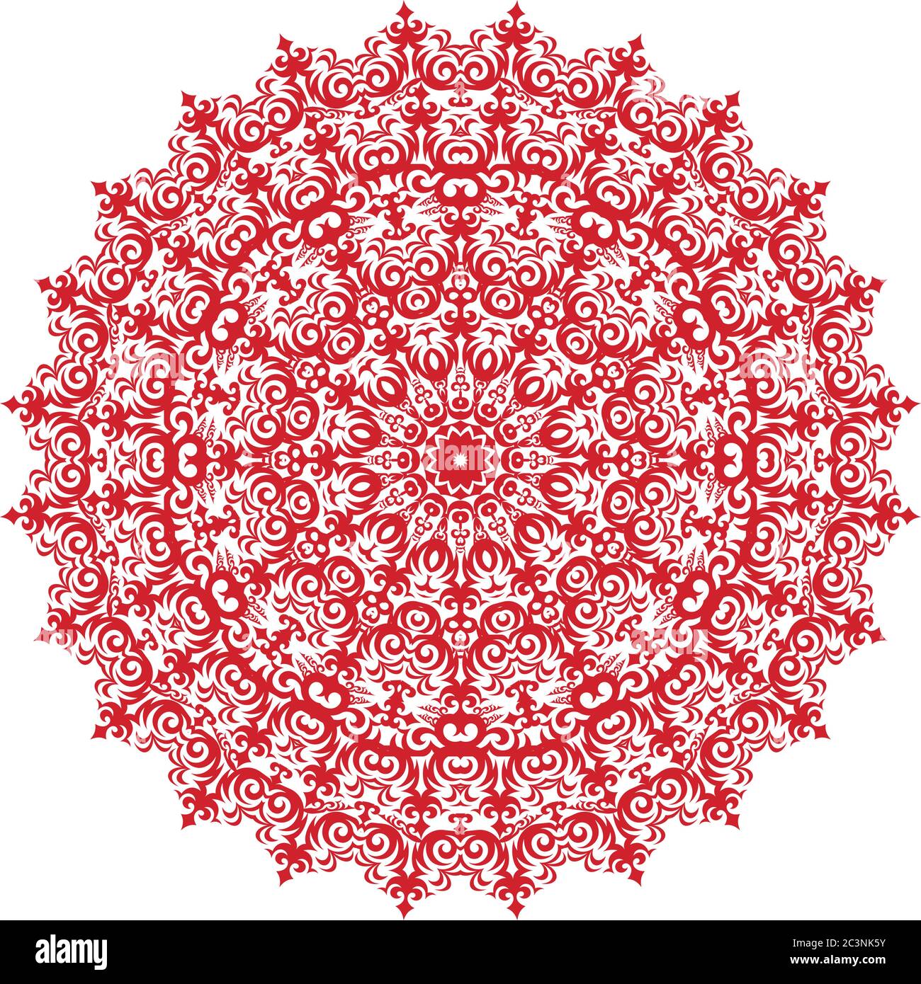 A mandala is a geometric configuration of symbols Stock Vector Image ...