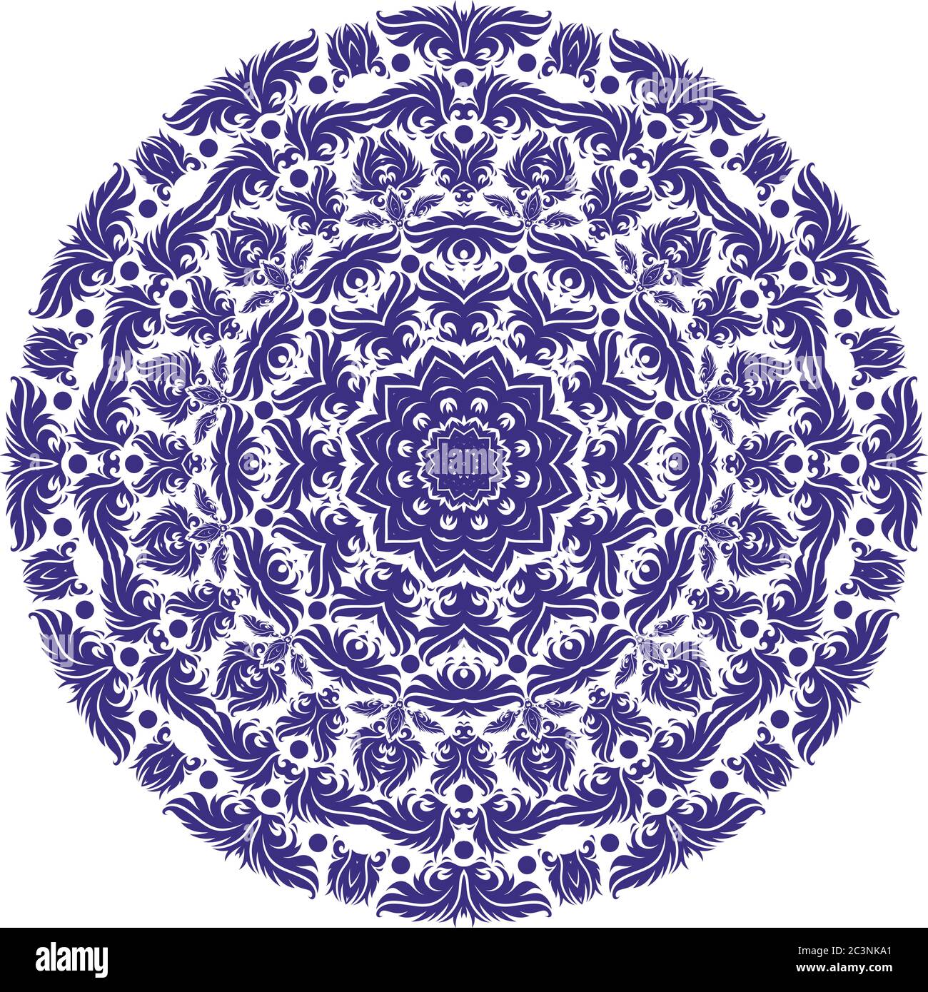 A mandala is a geometric configuration of symbols Stock Vector Image ...