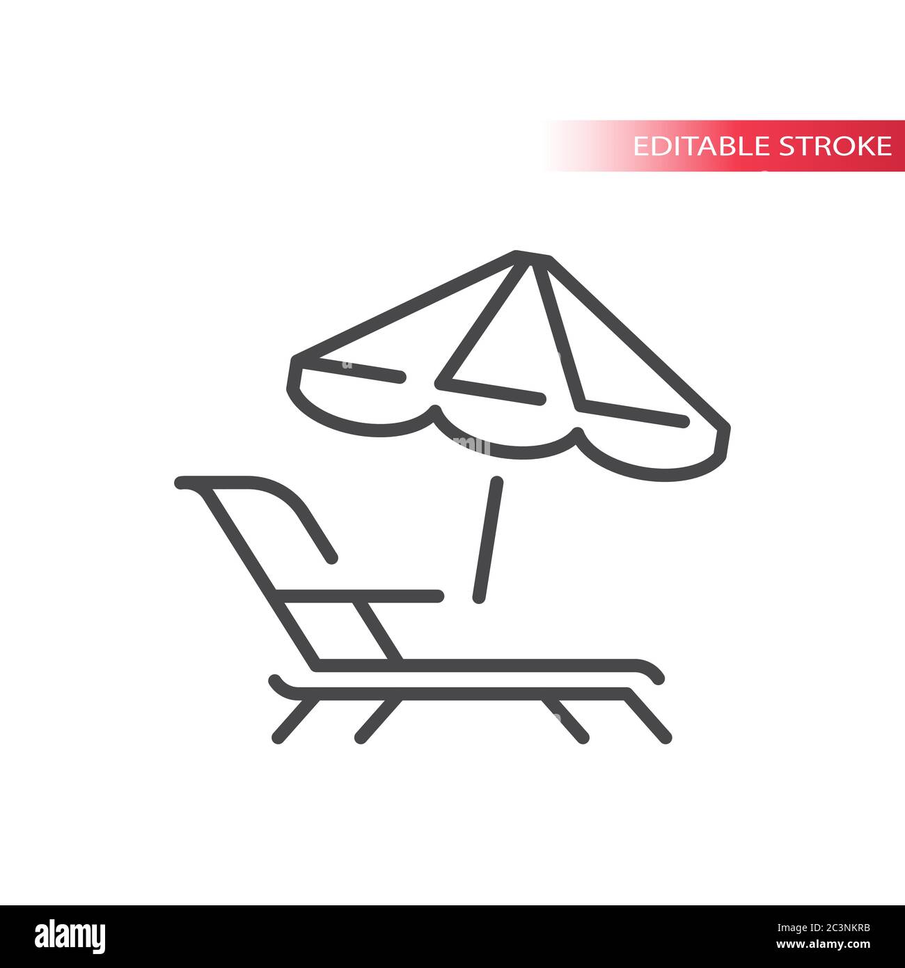 Sun bed vector vectors Stock Vector Images - Alamy