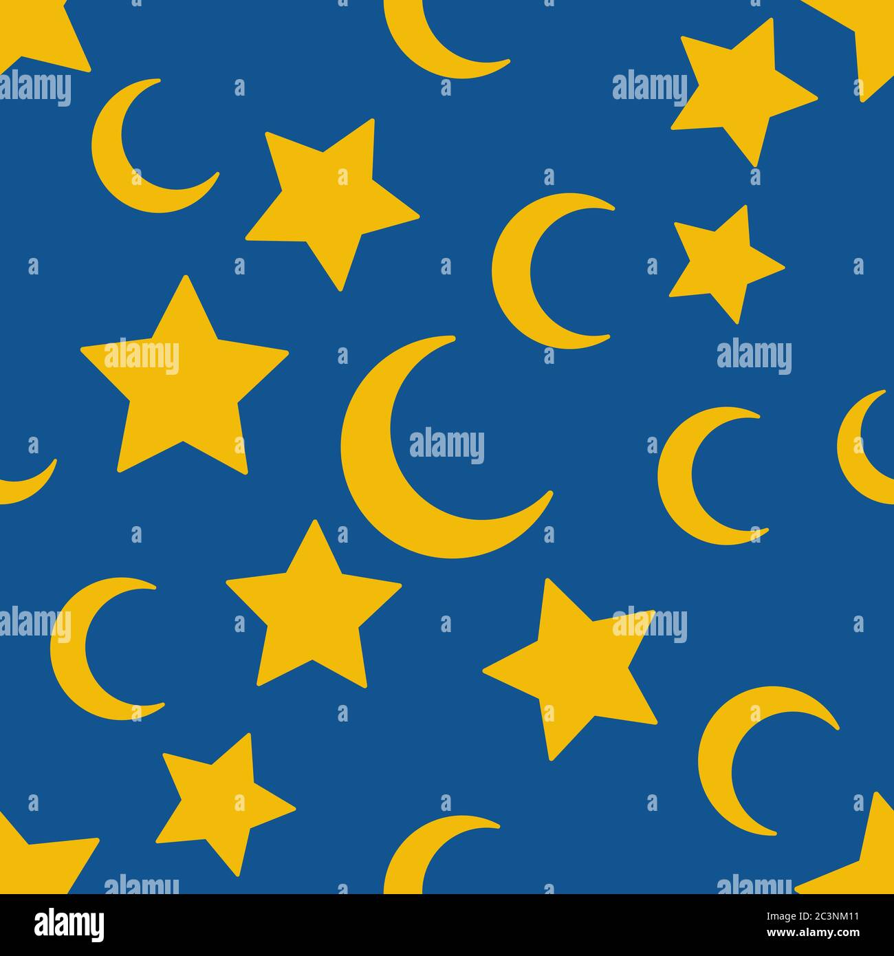 stars and crescent moon pattern design vector Stock Vector Image & Art ...
