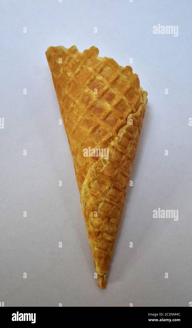 empty ice cream cone Stock Photo - Alamy