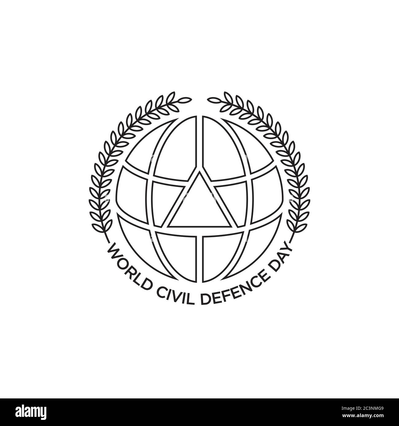 Civil defence symbol hi-res stock photography and images - Alamy