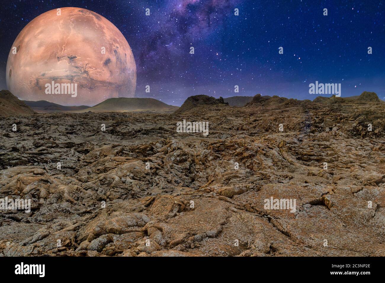 Planet Surface Background